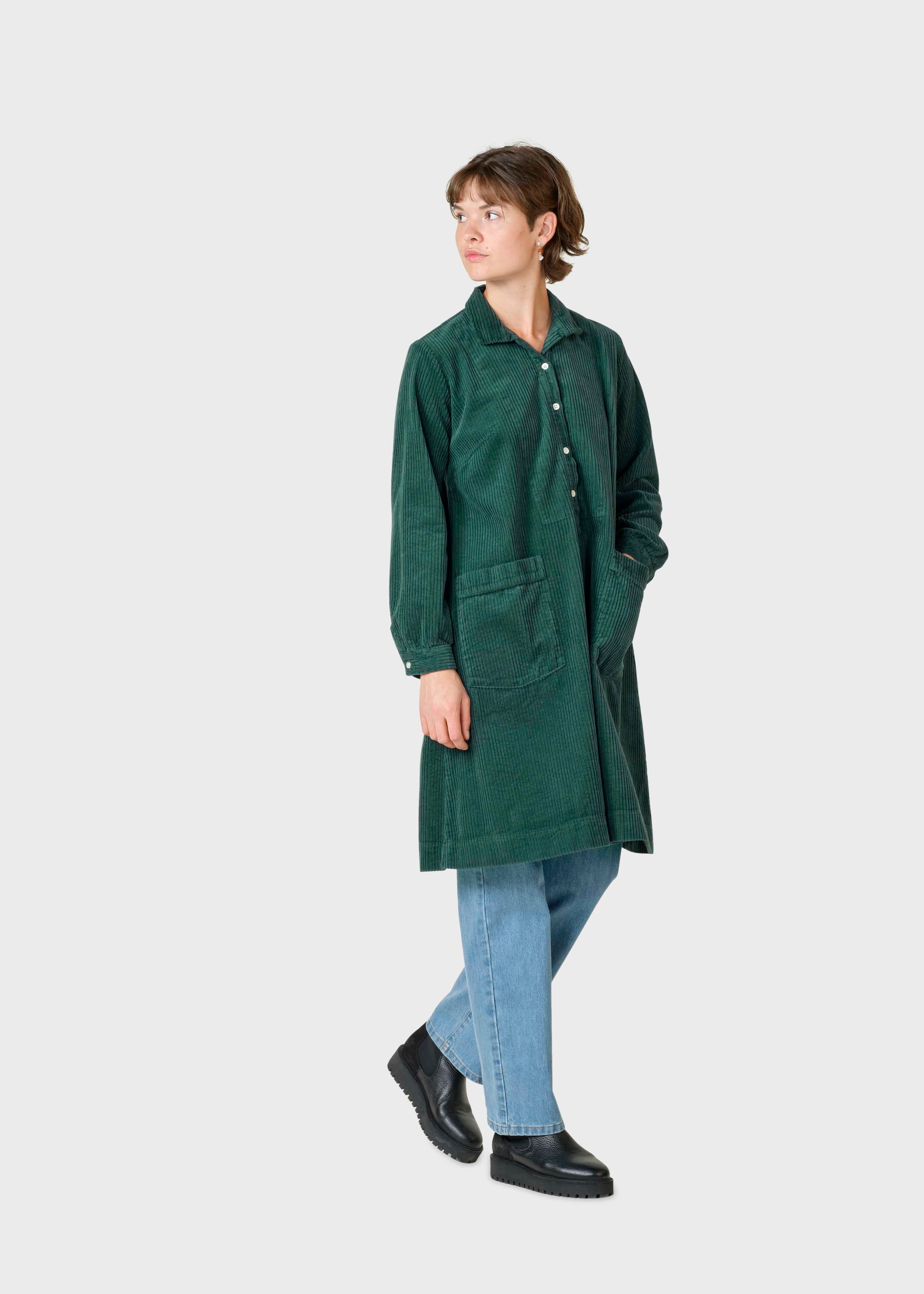 Gerdi dress - Moss Green – klitmollercollective.de