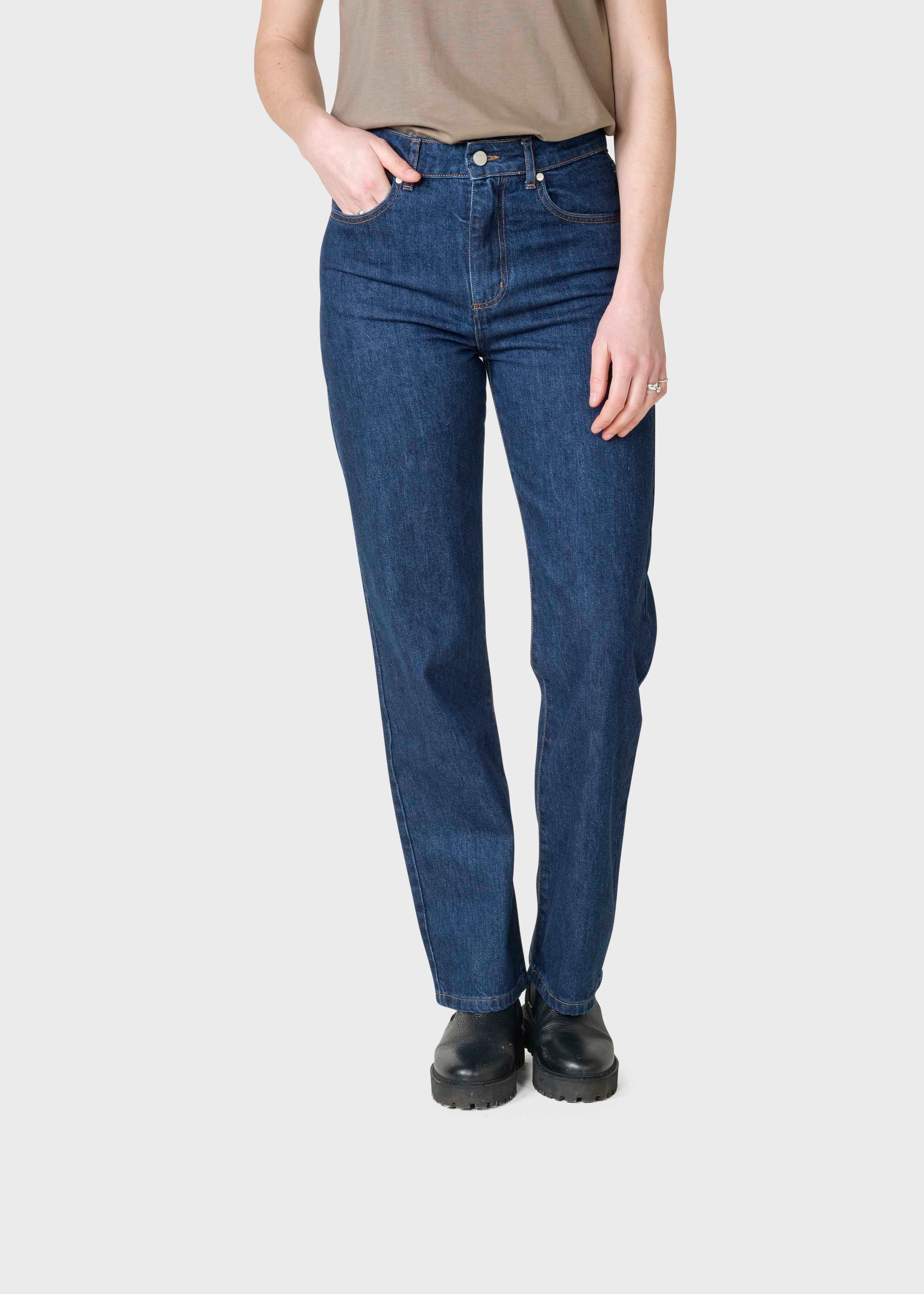 Rubi denim pants - Dark blue stonewash – klitmollercollective.de